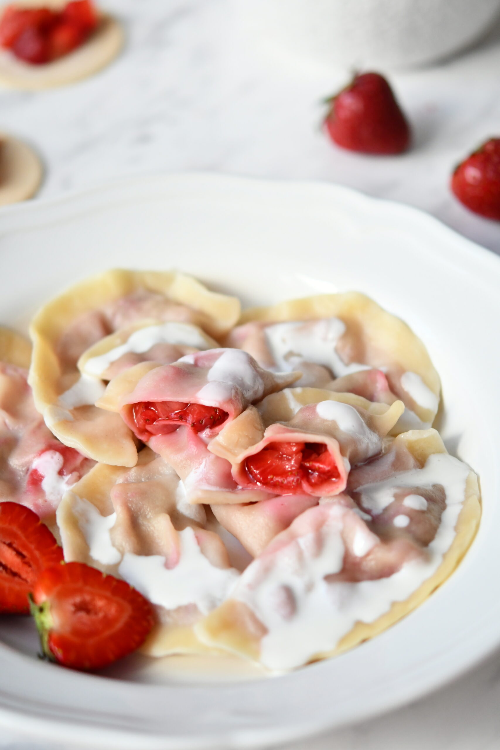 Strawberry Dumplings | Klysa